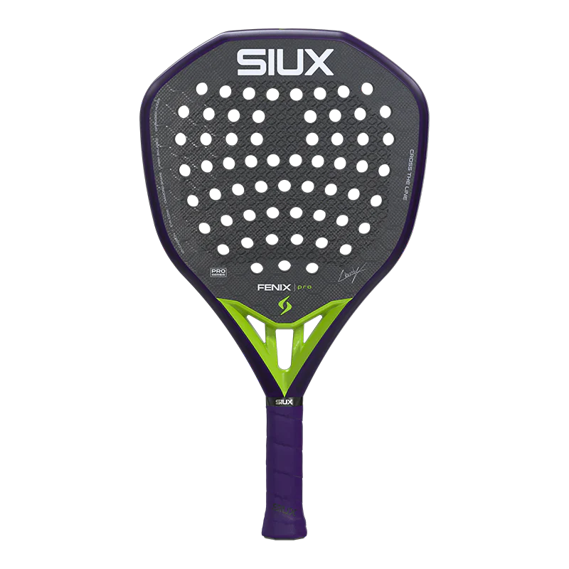 Siux Fenix Pro Glow Purple Leo Ausburger Racket 2026 | Padel Shop